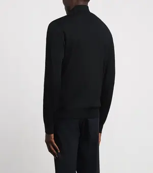 Pal Zileri Wool Zip-up Cardigan