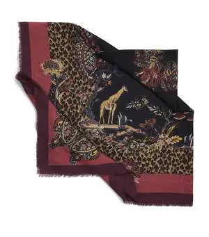 Etro Wool-silk Paisley Aida Shawl - Black