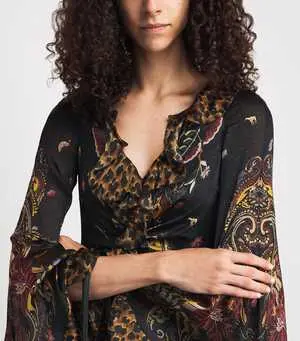 Etro Silk Paisley Maxi Dress