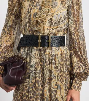Etro Silk-blend Leopard Midi Dress