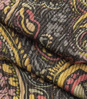 Etro Ribbed Paisley Maxi Dress