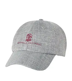 Brunello Cucinelli Wool-alpaca Baseball Cap - Blue