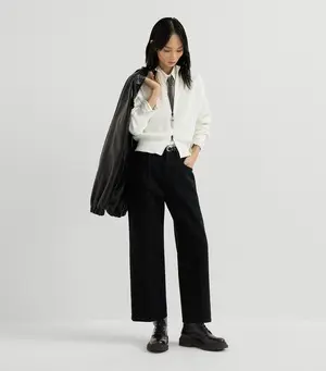 Brunello Cucinelli Leather Monili Ankle Boots