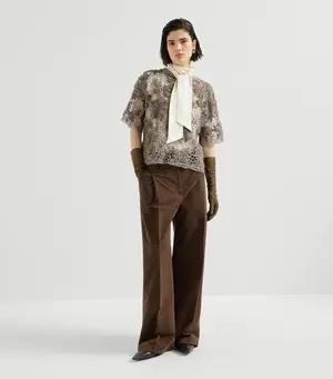 Brunello Cucinelli Moleskin Sartorial Trousers