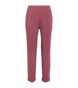 Varley Slim Cuff Sweatpants In Doublesoft Fabric - Pink