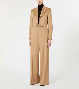 Max Mara Camelwool Cropped Blazer