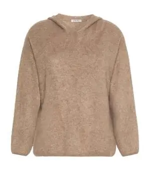 Max Mara Cashmere Hooded Sweater - Brown