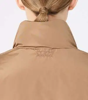 Max Mara Camel Wool Down-filled Jacket