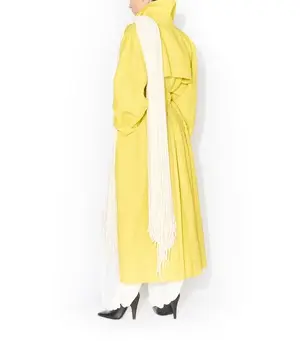 Alaïa Technical Toile Trench Coat