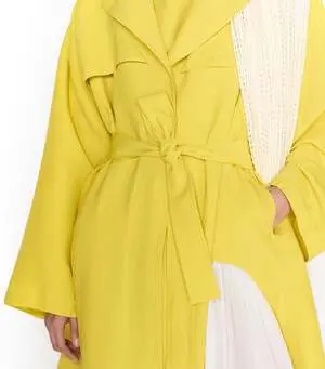 Alaïa Technical Toile Trench Coat