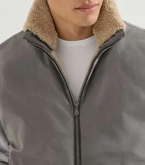 Brunello Cucinelli Waxed Techno Down-filled Gilet