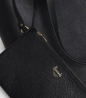 Harrods Medium Leather Freya Tote Bag
