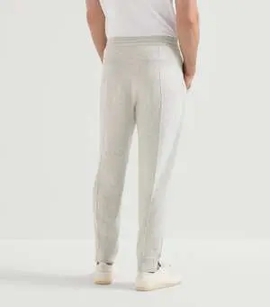 Brunello Cucinelli Cashmere-blend Double-knit Sweatpants