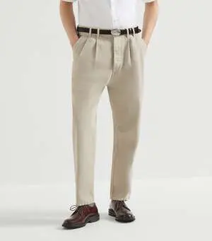 Brunello Cucinelli Cotton Denim Five-pocket Trousers