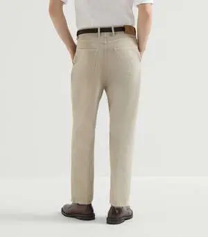 Brunello Cucinelli Cotton Denim Five-pocket Trousers