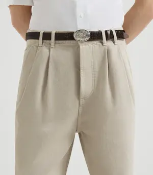 Brunello Cucinelli Cotton Denim Five-pocket Trousers