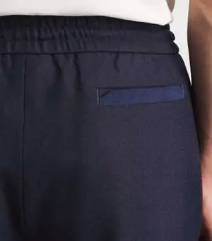 Sease Stretch Virgin Wool Drawstring Trousers