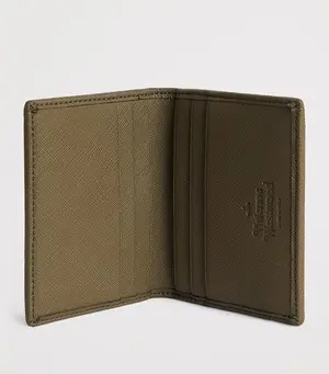 VIVIENNE WESTWOOD Saffiano-effect Card Holder
