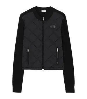 Burberry Quilted Wool-trim Fulbrook Jacket