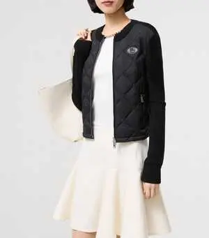 Burberry Quilted Wool-trim Fulbrook Jacket