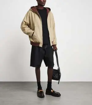 MAISON MARGIELA Reversible Hoodie Bomber Jacket