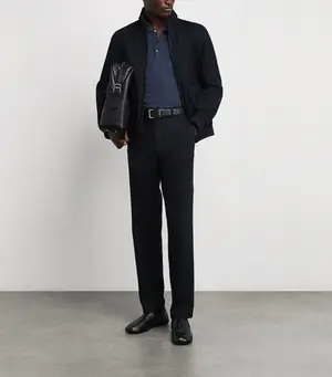 Corneliani Wool Polo Shirt