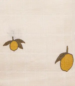KONGES SLOJD Organic Cotton Lemon Muslin Cloths