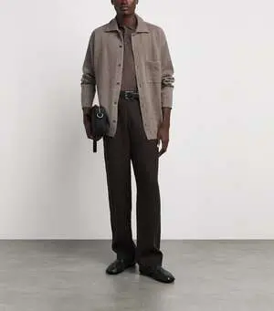 Corneliani Wool Polo Shirt