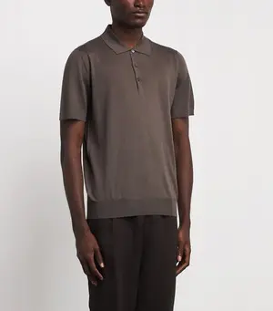 Corneliani Wool Polo Shirt