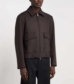 Barena Venezia Wool-blend Tailored Bomber Jacket