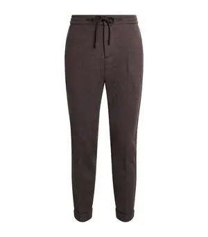 Marco Pescarolo Cashmere-blend Drawstring Trousers - Brown
