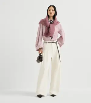 Brunello Cucinelli Cotton Poplin Stripe Shirt