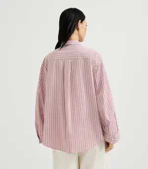 Brunello Cucinelli Cotton Poplin Stripe Shirt