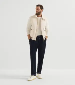 Brunello Cucinelli Cotton Drawstring Trousers