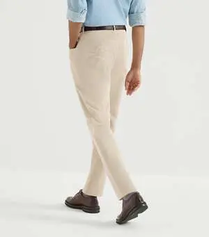 Brunello Cucinelli Cotton Canvas Straight Trousers