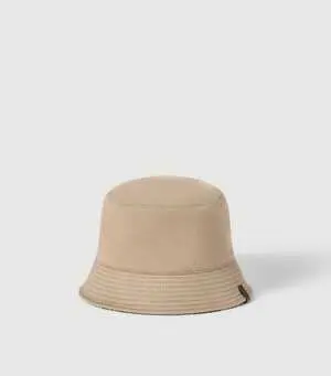 Brunello Cucinelli Cotton-linen Reversible Bucket Hat