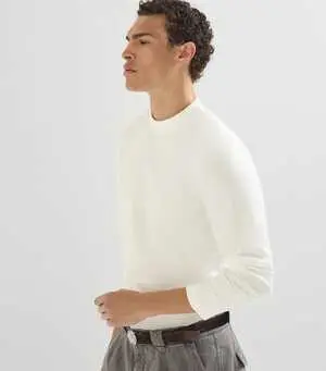 Brunello Cucinelli Cotton High-neck Long-sleeve T-shirt