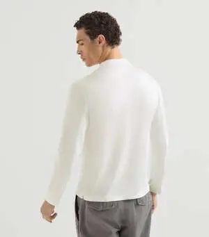 Brunello Cucinelli Cotton High-neck Long-sleeve T-shirt