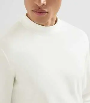 Brunello Cucinelli Cotton High-neck Long-sleeve T-shirt