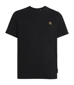 Moose Knuckles Cotton Logo T-shirt - Black