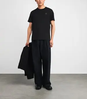 Moose Knuckles Cotton Logo T-shirt - Black