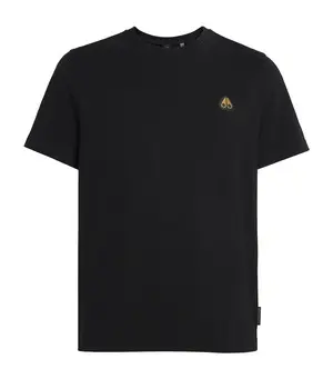 Moose Knuckles Cotton Logo T-shirt - Black