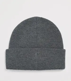 Moose Knuckles Wool Logo Beanie