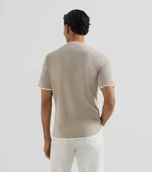 Brunello Cucinelli Cotton Faux-layer T-shirt - Grey