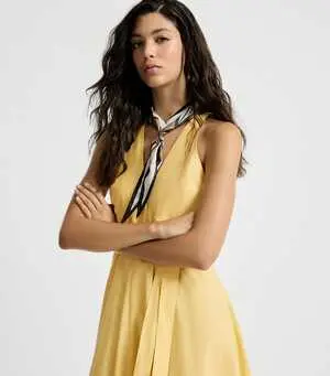 Brunello Cucinelli Techno-cotton Poplin Belted Maxi Dress