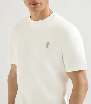 Brunello Cucinelli Cotton Logo T-shirt