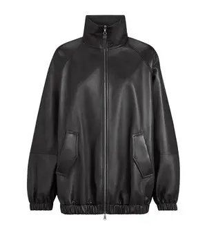 Brunello Cucinelli Nappa Leather Jacket - Black