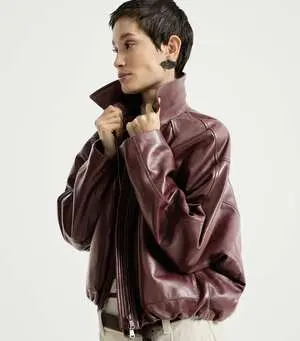 Brunello Cucinelli Nappa Leather Jacket
