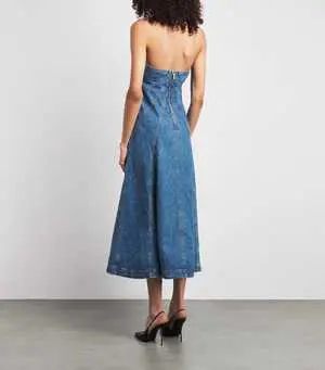 Cult Gaia Rowyn Midi Denim Dress