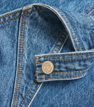 Cult Gaia Rowyn Midi Denim Dress